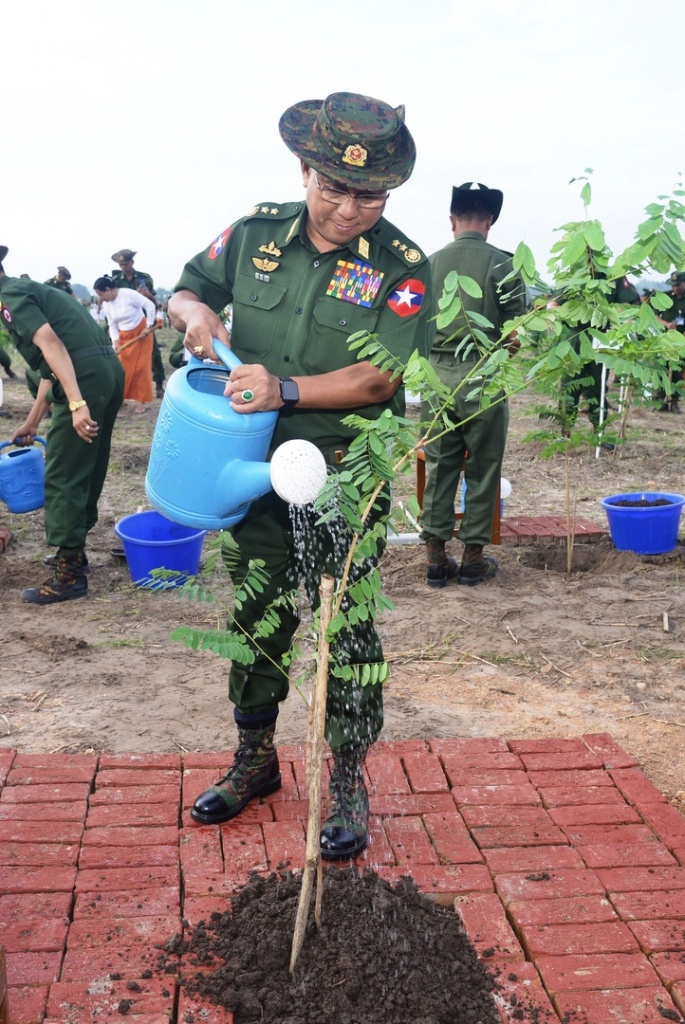 The whole Tatmadaw grows 12.7 million trees of various species from ...