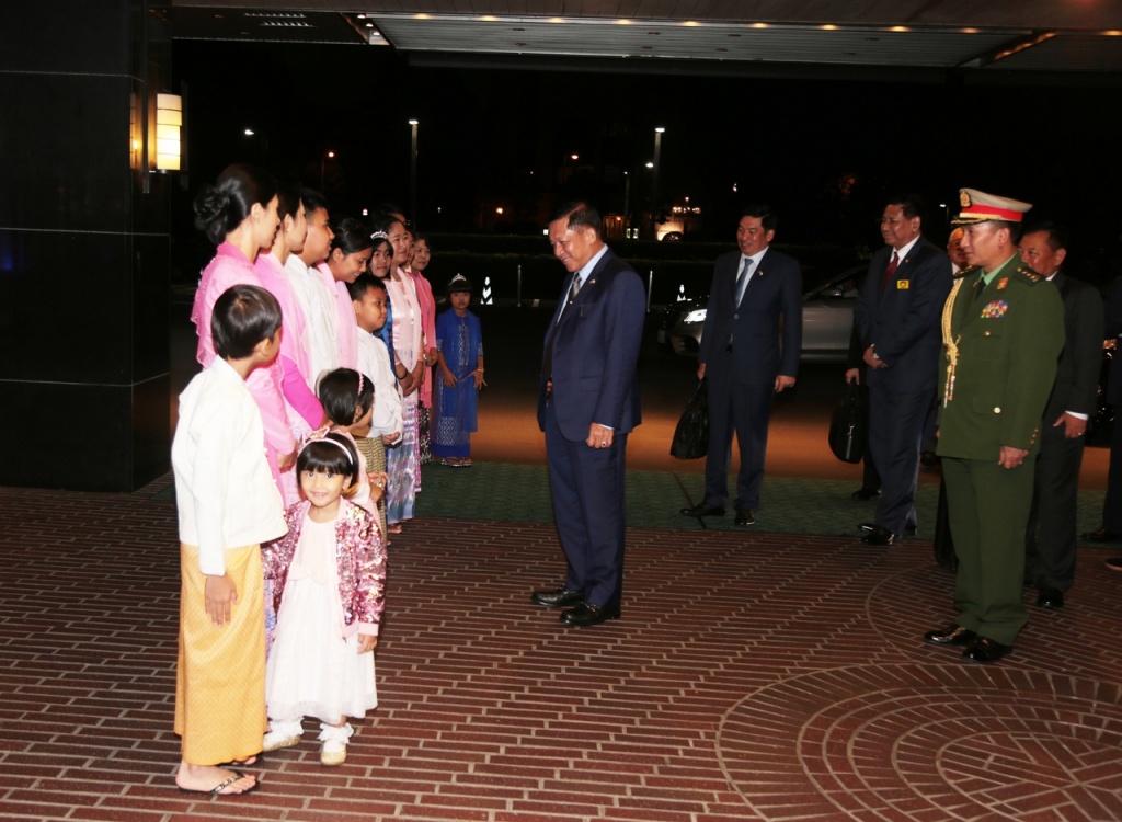 Myanmar Tatmadaw delegation leaves for Japan on goodwill visit » Senior ...